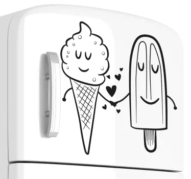 Stickere pentru autocolante pentru frigider, stil autocolante de desen ...